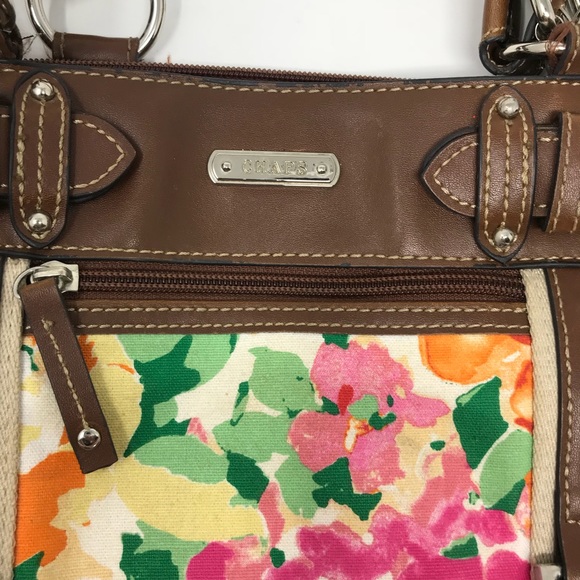Chaps | Bags | Chaps Floral Print Handbag | Poshmark